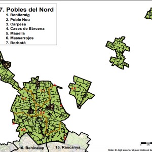 Los 19 distritos de Valencia - Valencia Actua